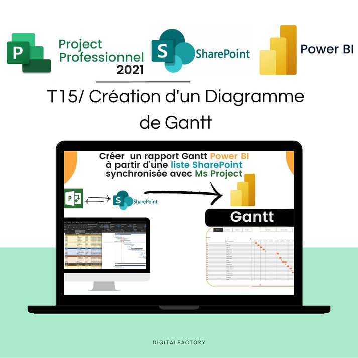 Power BI training: How to create a Gantt chart