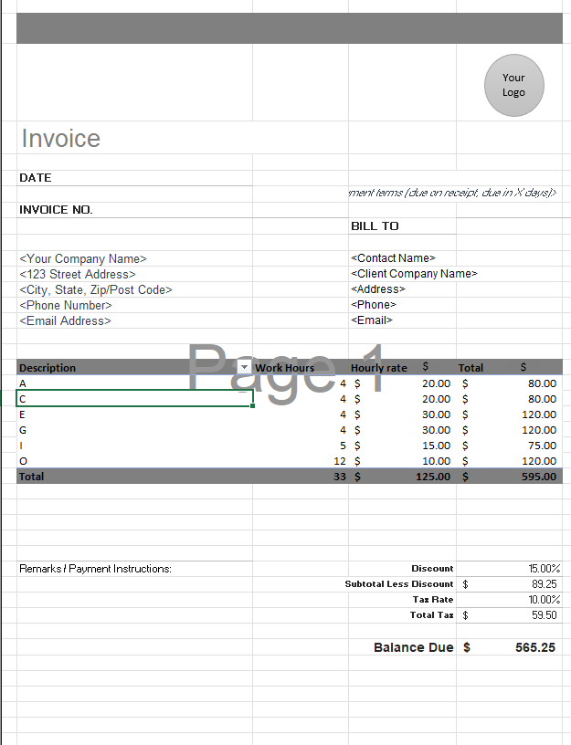 Excel Project Management Template with Dashboard
