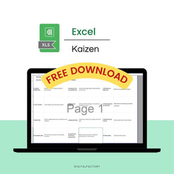 Kaizen Excel Template | Continuous Improvement Method